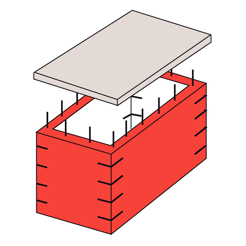 Seismic floor adaptation - Reinforcement and consolidation